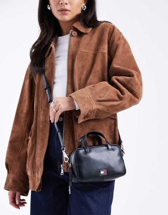 Tommy Jeans Sac bandoulière citadin avec anses sur le dessus - Noir