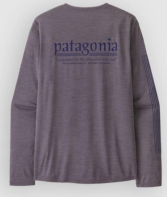Patagonia Cap Cool Daily Shirt - Hut Tripper Longsleeve lt may grey xdye