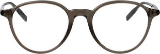 Montblanc Montblanc - Monture Optique Ovale - Homme - Accessoires - Gris - Taille: 50 MM