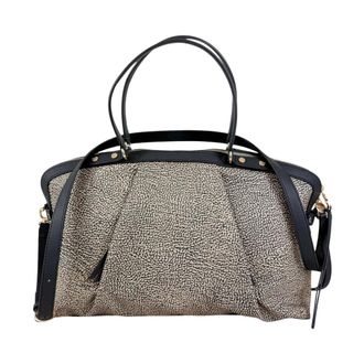 Borbonese Femme, Sacs, Beige, Taille: ONE Size Bauletto Medium