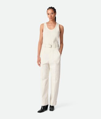 Bottega Veneta Pantalon En Sergé De Coton - Bottega Veneta