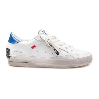 Crime London Homme, Chaussures, Blanc, Taille: 44 EU Sk8 Deluxe Baskets