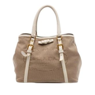 Prada Sac bandouli&egrave;re vintage doccasion - Femme - Pre-owned - Beige - Taille: ONE Size