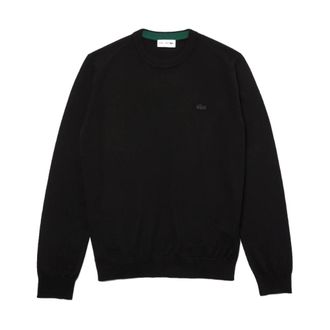 Lacoste Homme, Pulls, Noir, Taille: 2XL Pull Ras du Cou en Laine M&eacute;rinos