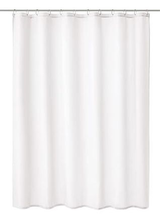 Kleine Wolke Duschvorhang Kito, Polyester, schneewei&szlig;, 120 cm x 200 cm