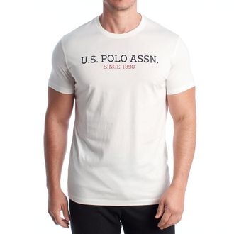 U.S.Polo Association U.s. Polo Assn. - T-Shirt Classique Col Rond - Homme - Tops - Blanc - Taille: XL