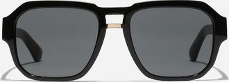 Dolce & Gabbana Sonnenbrille Mirror Logo - Mann Sonnenbrillen Mattschwarz Acetat Onesize