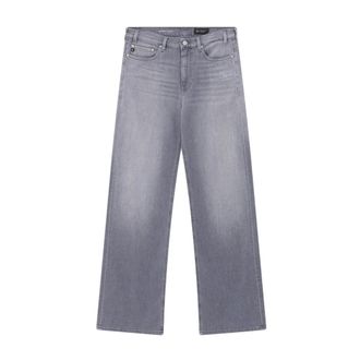 AG - Adriano Goldschmied Baggy Wide-Leg Jeans - - Jeans - Damen - Grau - W27