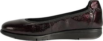 Desa Mocassins pour Femme - Tige en Cuir, Talon compens&eacute;, Respirants, Bout Rond | Bordeaux - 39