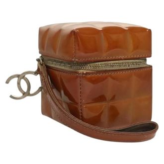 Chanel Pochette Vintage Pre-owned - Femme - Pre-owned - Brun - Taille: ONE Size