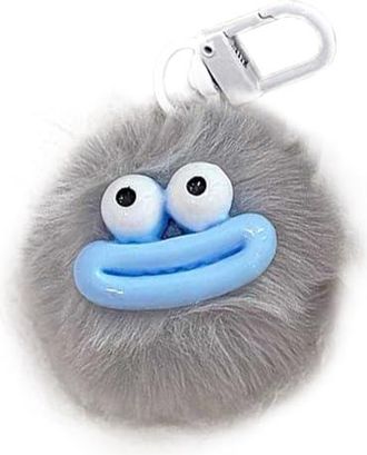 Generic Porte-cl&eacute;s animal - Texture douce multicolore en fourrure, breloque &eacute;l&eacute;gante en peluche, accent de personnalit&eacute; de voyage, d&eacute;claration de mode quotidi