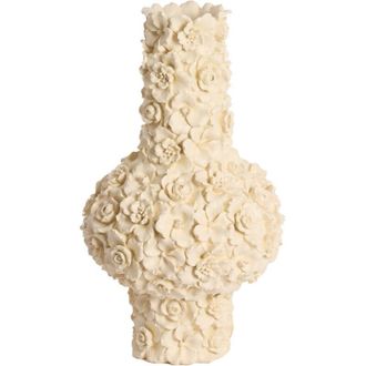 Light & Living Light&living - Vase d&eacute;coratif gyula en cr&egrave;me - &Oslash;27,5x46,5 cm