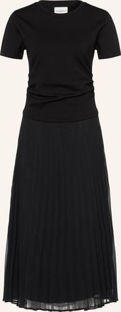 Claudie Pierlot Claudie Pierlot Kleid Im Materialmix Mit Plissees schwarz