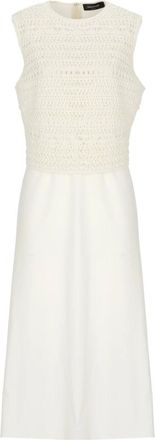 Fabiana Filippi Femme, Robes, Beige, Taille: 38 FR Robe Midi