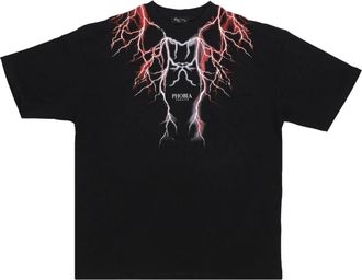 Phobia Archive Lightning Tee - - Tops - Herren - Schwarzk - L