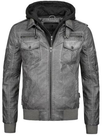 INDICODE JEANS Kunstlederjacke Aaron