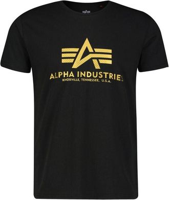 Alpha Industries Herren T-Shirt aus Baumwolle BASIC T CARBON