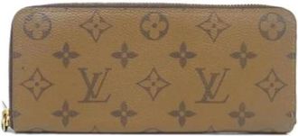 Louis Vuitton unisex, Pre-owned, Brun, Taille: ONE Size Portefeuille en toile Pre-owned