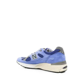 New Balance Suede and Mesh Sneaker - Blue