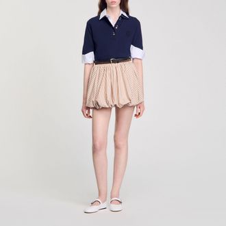 Sandro Ballonrock mit Streifen