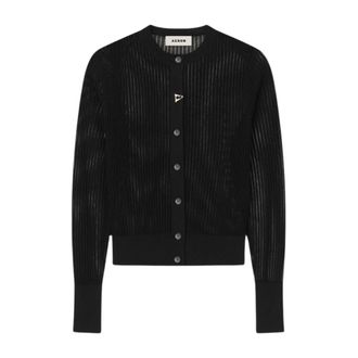 &Aacute;eron Femme, Pulls, Noir, Taille: 42 FR Cardigan c&ocirc;tel&eacute;
