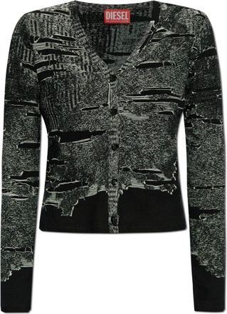 Diesel Femme, Pulls, Noir, Taille: 42 FR Cardigan M-Alima-L