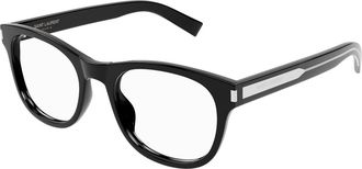 Saint Laurent SL 663 Cadres Optiques, Noir/Transparent, 53 mm