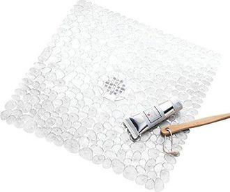 InterDesign iDesign 80210EU Pebblz Duschmatte, transparent