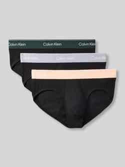 Calvin Klein Underwear Regular Fit Slips aus Baumwoll-Mix im 3er-Pack