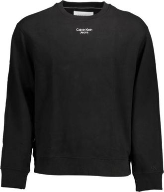 Calvin Klein Homme, Sweatshirts et sweats à capuche, Noir, Taille: 2XL Logo Print SweaT-shirt