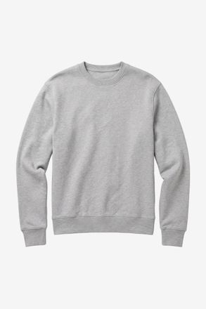 Knowledge Cotton Apparel Herren vegan Sweatshirt Relaxed Crew Neck Grau Meliert
