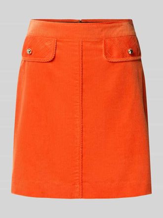Marc Cain Minirock aus Cord mit Pattentaschen
