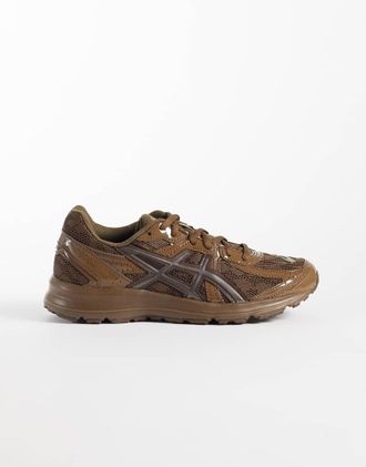 Asics Jog 100S - Sneaker in Brown Storm/Brown Storm-Braun