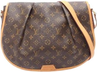 Louis Vuitton Sac bandouli&egrave;re Menilmontant MM Monogram Pre-owned - Femme - Pre-owned - Brun - Taille: ONE Size