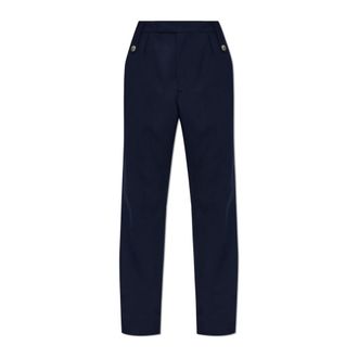 Marni Pantalon de costume en laine - Homme - Pantalons - Bleu - Taille: M