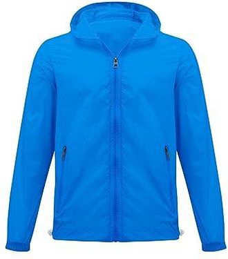 Generic Veste de pluie pour femme - Réfléchissante - Veste de cyclisme pour homme - Imperméable et respirante - Veste de pluie réfléchissante - Grandes taille
