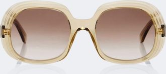 Loewe Runde Sonnenbrille Mini Anagram Steps