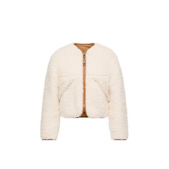 Moncler Moncler Doudoune R&eacute;versible Mallero, Femme, Blanc, Taille: 00