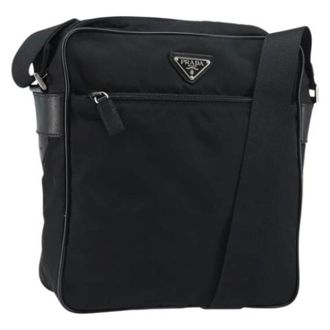Prada Sac bandouli&egrave;re Vintage en nylon Pre-owned - Femme - Pre-owned - Noir - Taille: ONE Size