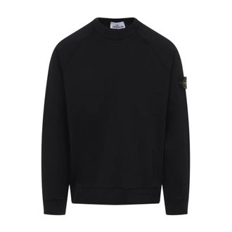 Stone Island Schwarzes Sweatshirt im l&auml;ssigen Stil - - Sweatshirts & Hoodies - Herren - Schwarzk - L