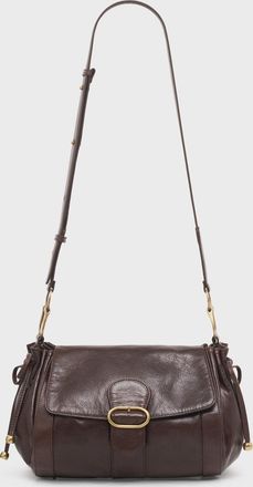 Gerard Darel Sac en cuir froiss&eacute; - BESACE 24 - Marron