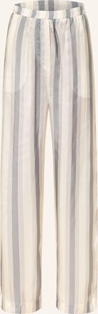 Frankie Shop Marlenehose Baxter Aus Satin grau