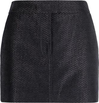 Tom Ford Femme, Jupes, Noir, Taille: 38 FR Mini-jupe Textur&eacute;e