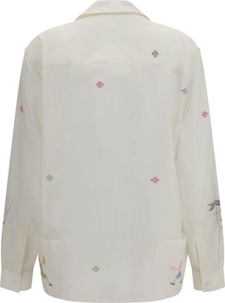 Baziszt Womens Joy Cotton Shirt Off White