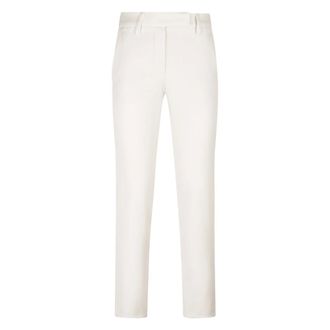 Brunello Cucinelli Femme, Pantalons, Blanc, Taille: 36 FR Pantalon Slim-fit