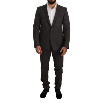 Dolce & Gabbana Einreihiger 2-teiliger Anzug - - Suits - Herren - Grau - L