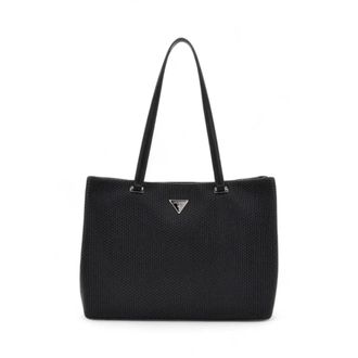 Guess Phaedra Woven Shopper - - Bags - Damen - Schwarzk - ONE SIZE