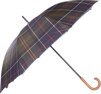 Barbour unisex, Accessoires, Vert, Taille: ONE Size Parapluie Tartan avec Motif &agrave; Carreaux