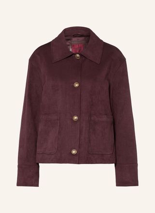 Guess Jacke Grace In Lederoptik lila