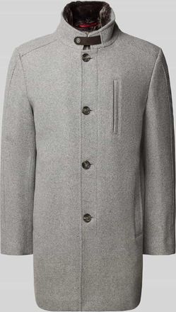 Cinque Regular Fit Mantel mit Stehkragen Modell Arsenal